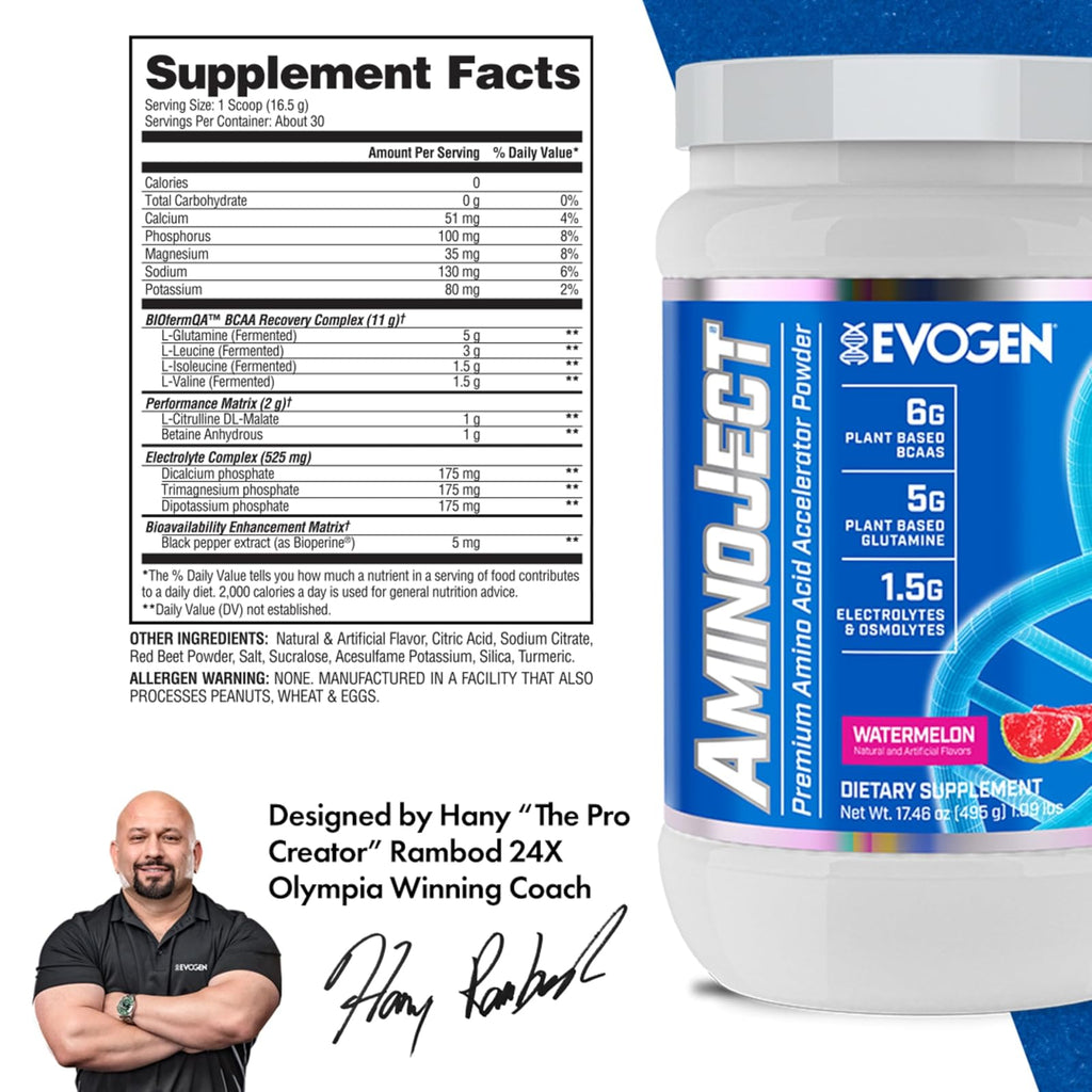 Amino acids for post-workout recovery