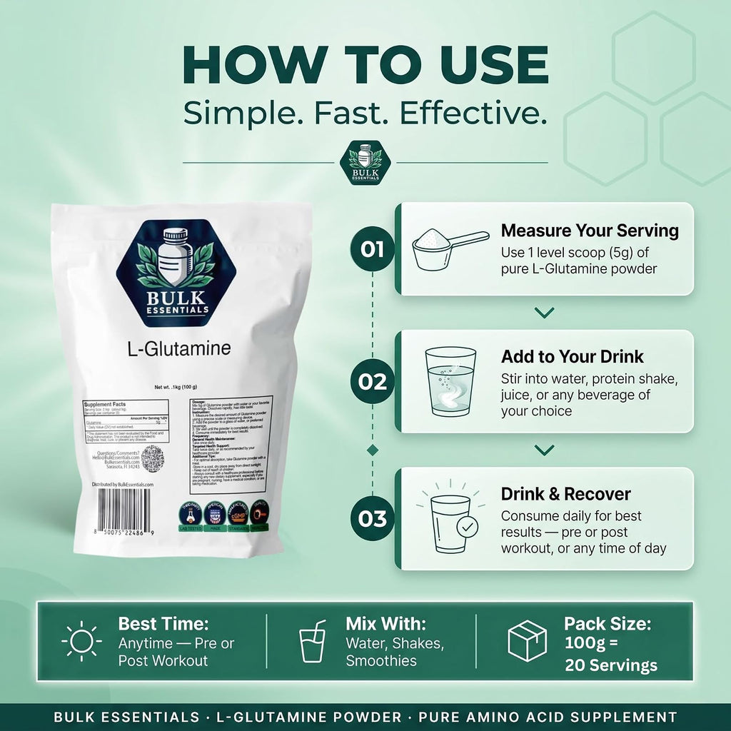 Amino acids for post-workout recovery