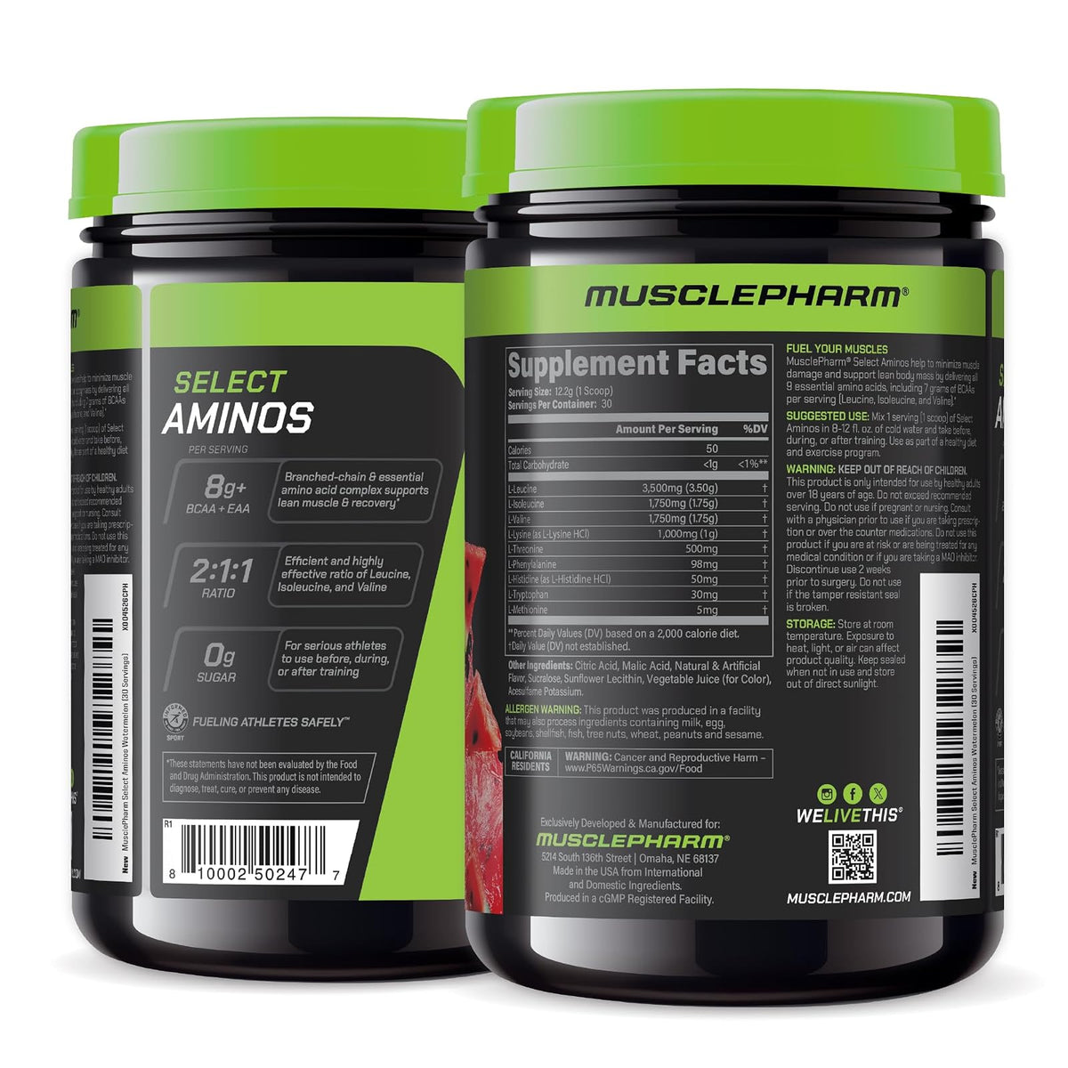 Amino acids for post-workout recovery