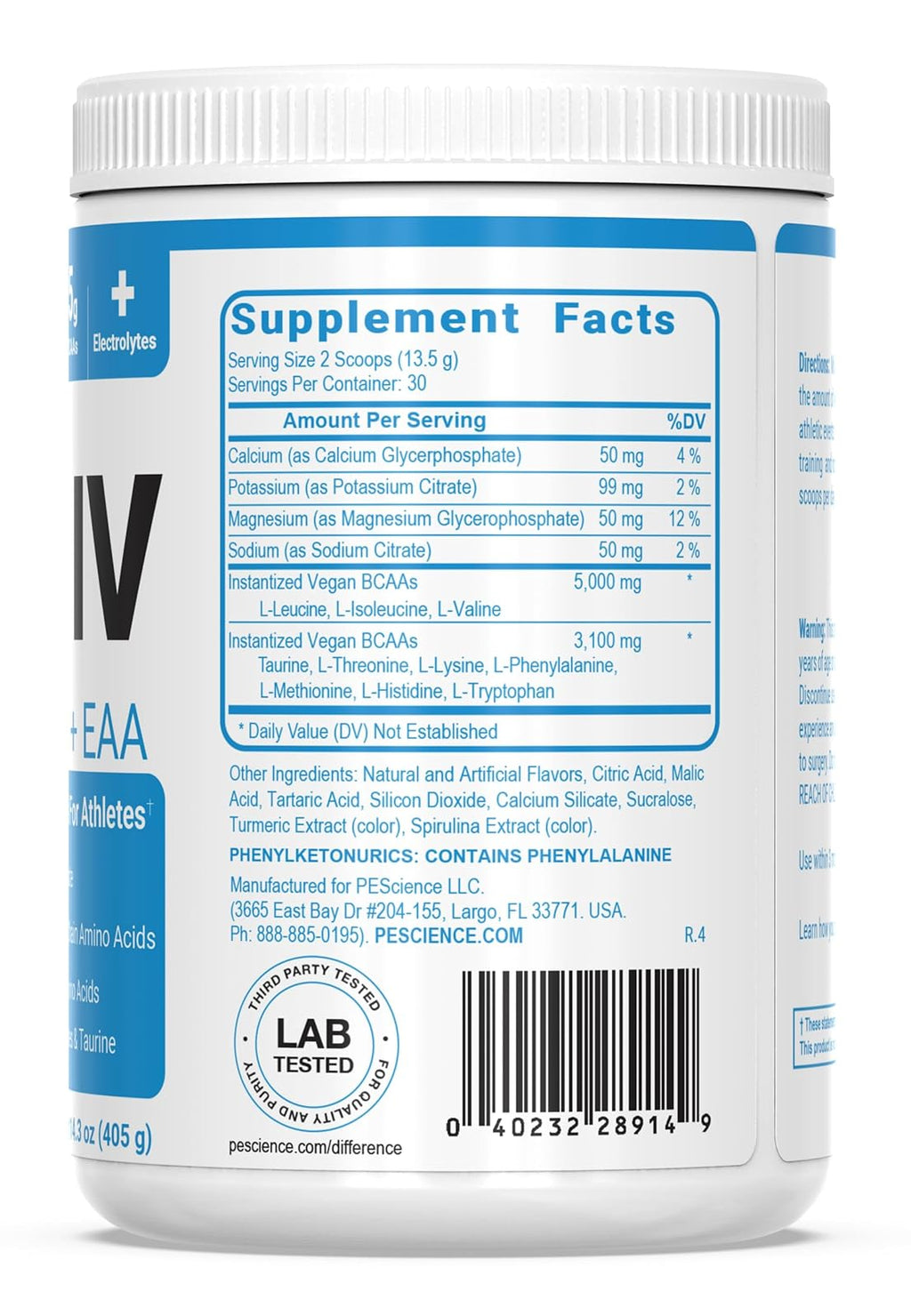 Amino acids for post-workout support