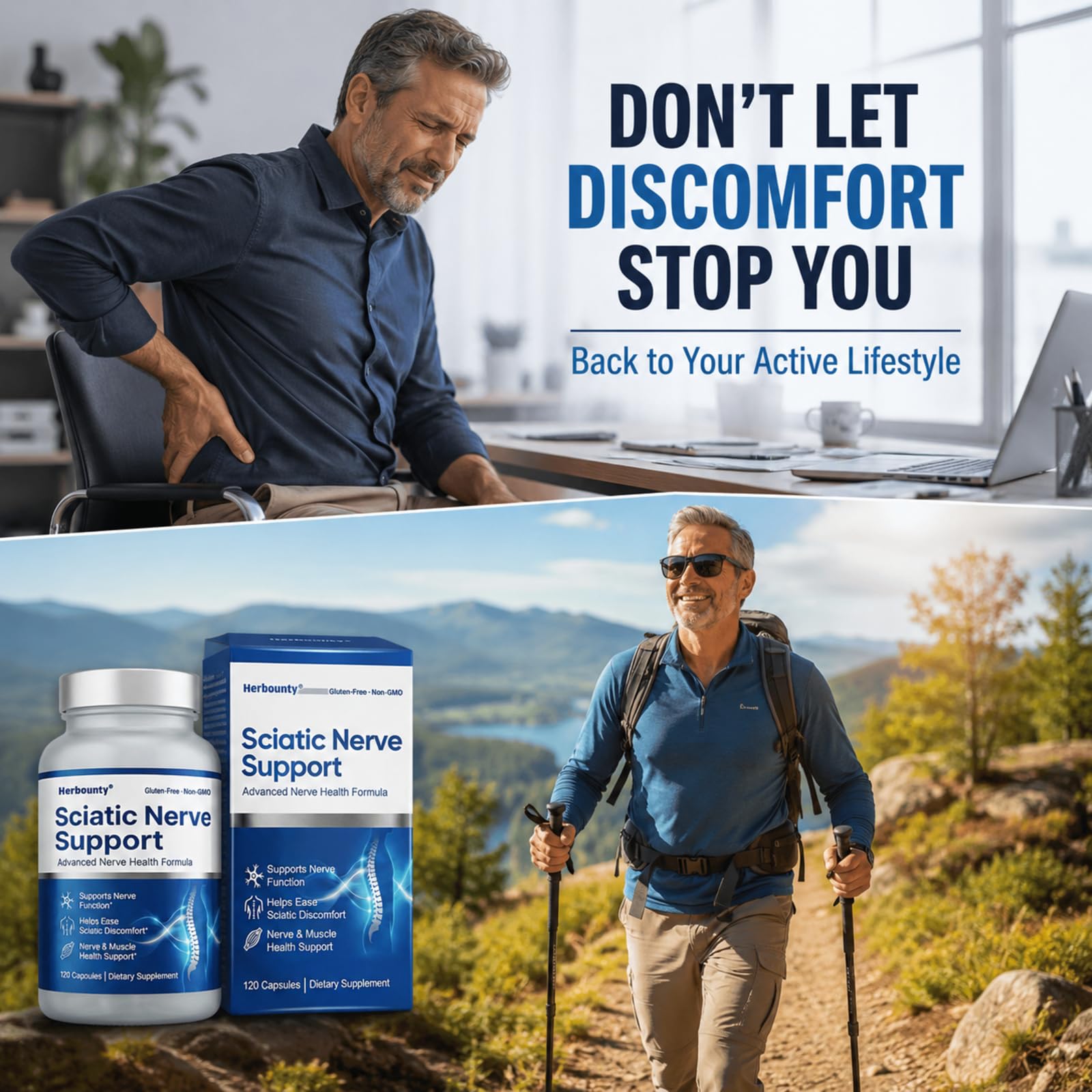 Amino acids for sciatic nerve support