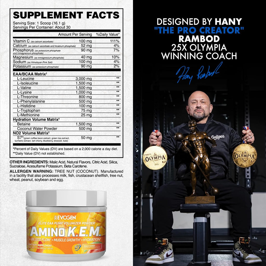 Amino acids for workout performance