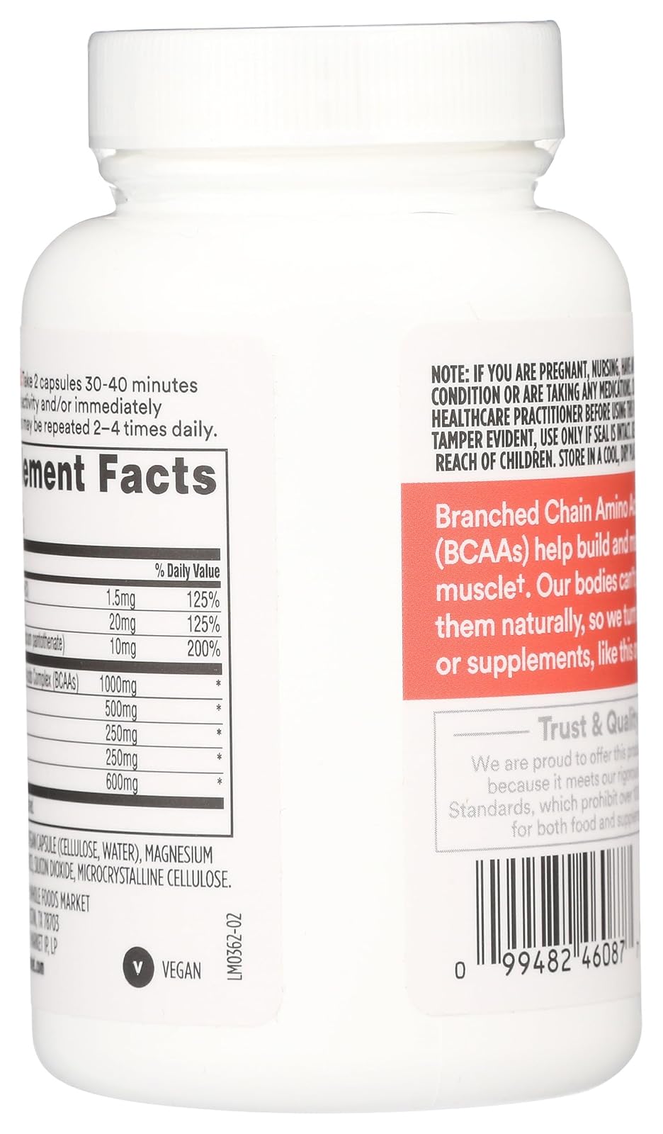 Amino acids for workout performance