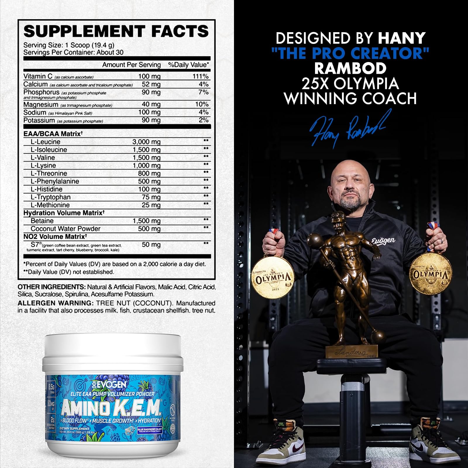 Amino acids for workout performance