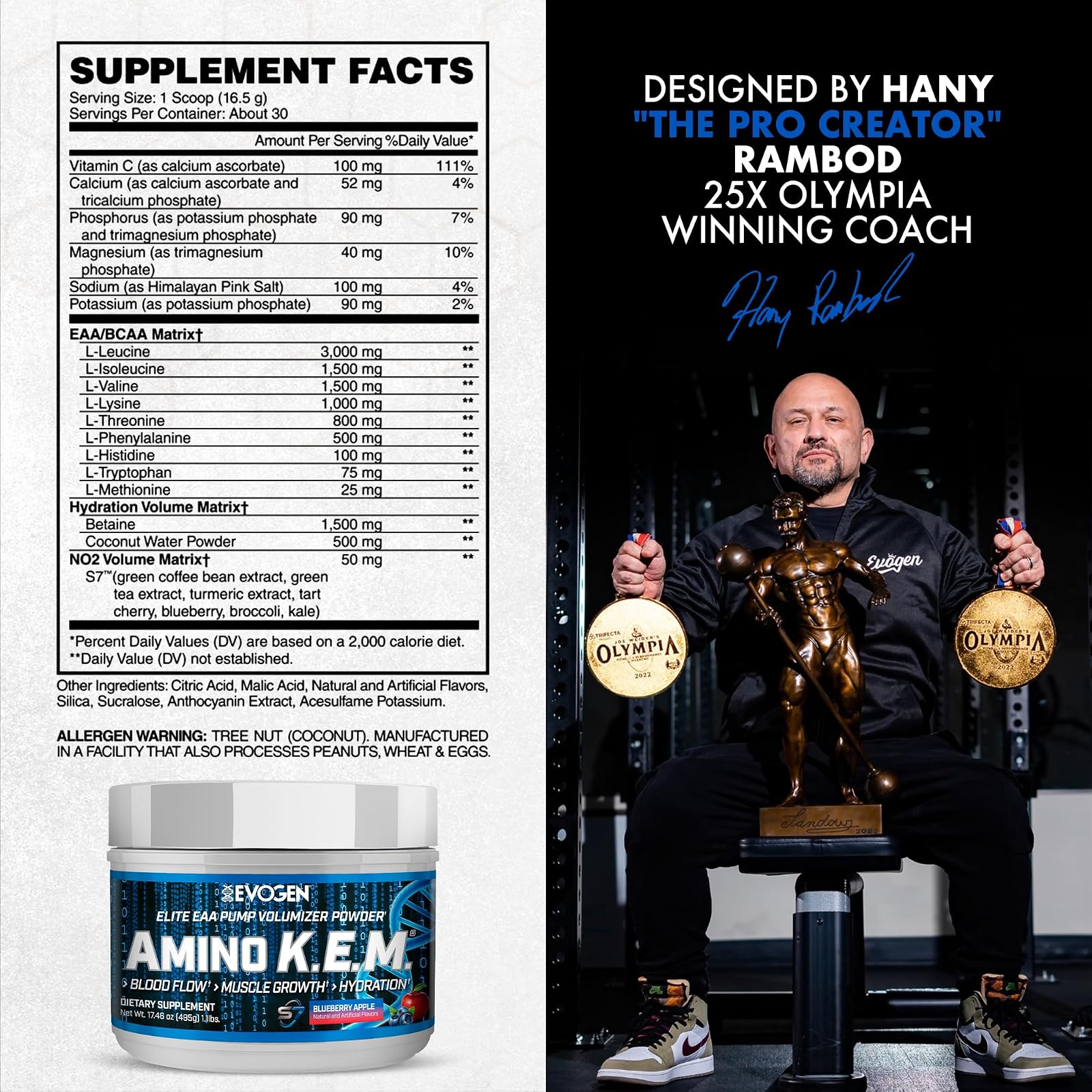 Amino acids for workout performance