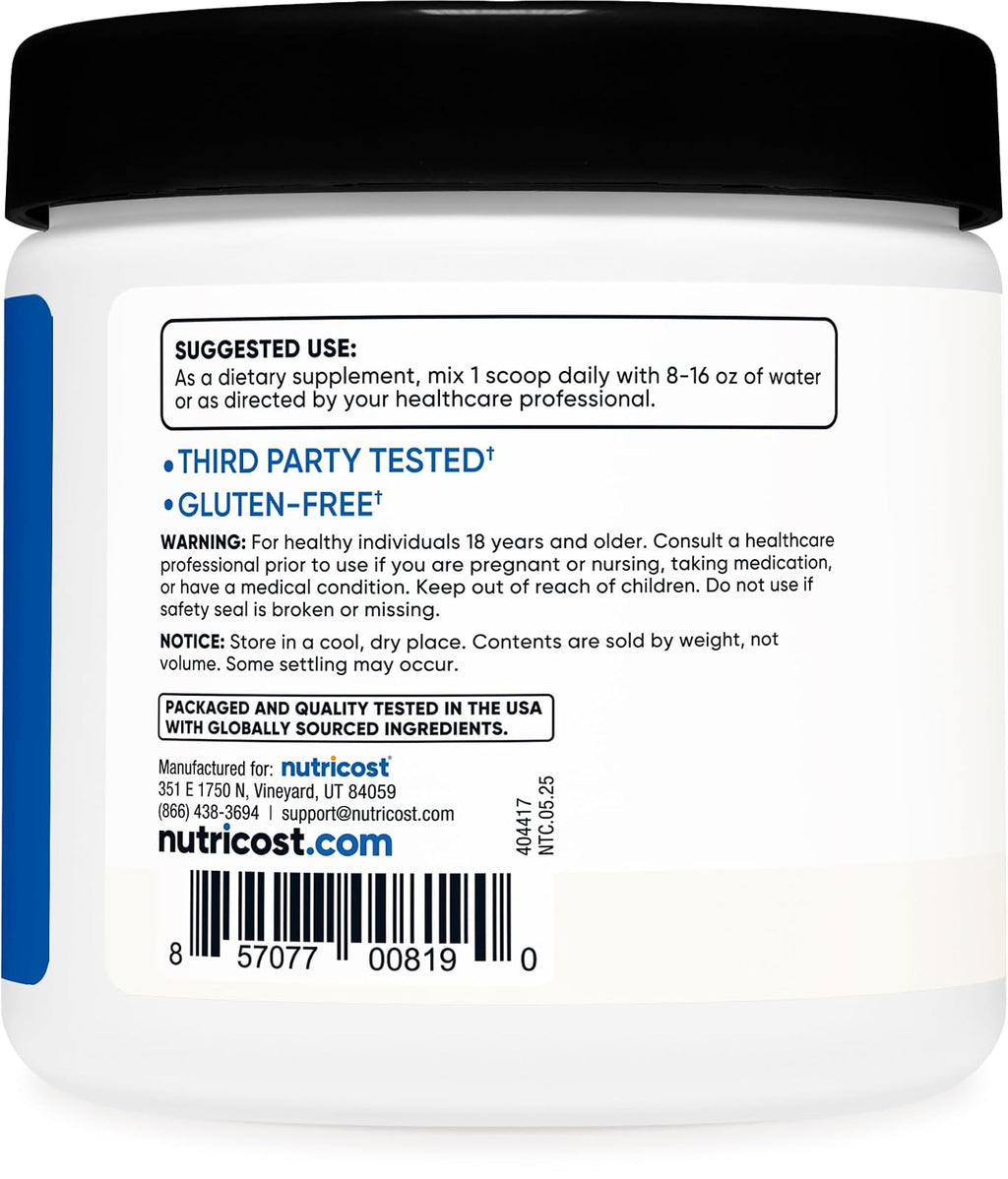 Amino acids supplement for fitness enthusiasts