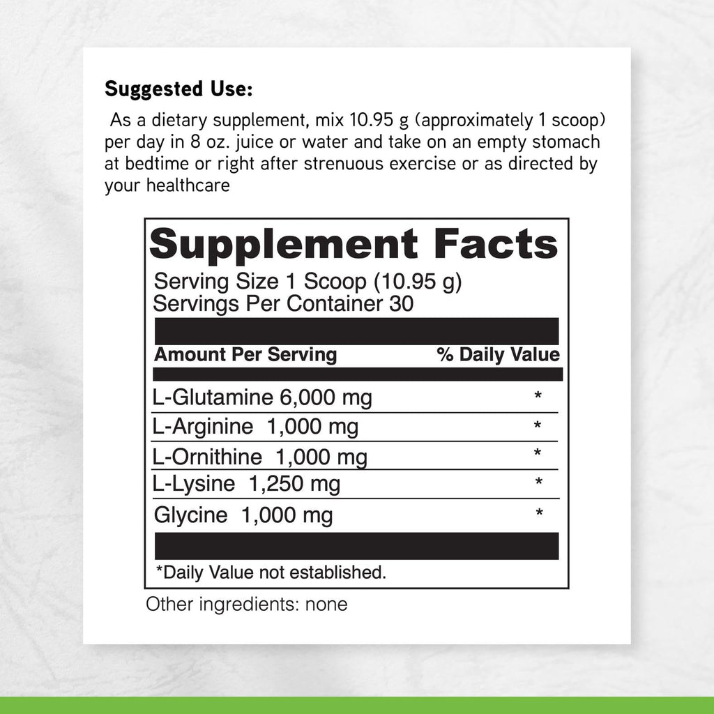 Amino acids supplement for strength training