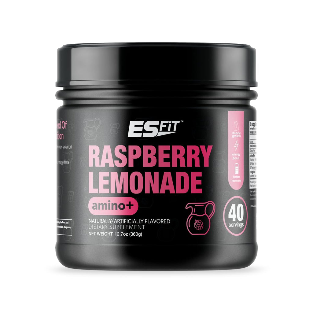 Amino+ BCAA powder raspberry lemonade