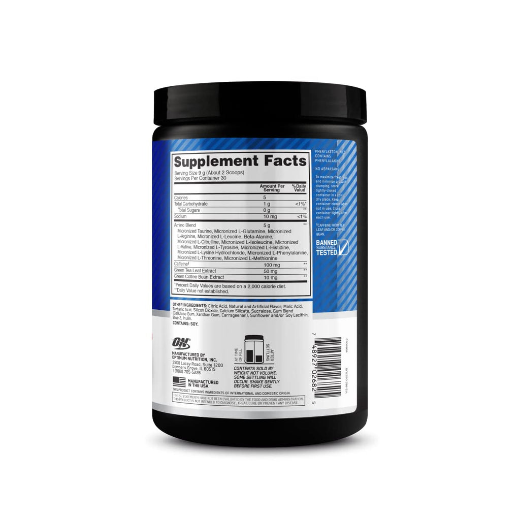 Amino Energy for enhanced performance