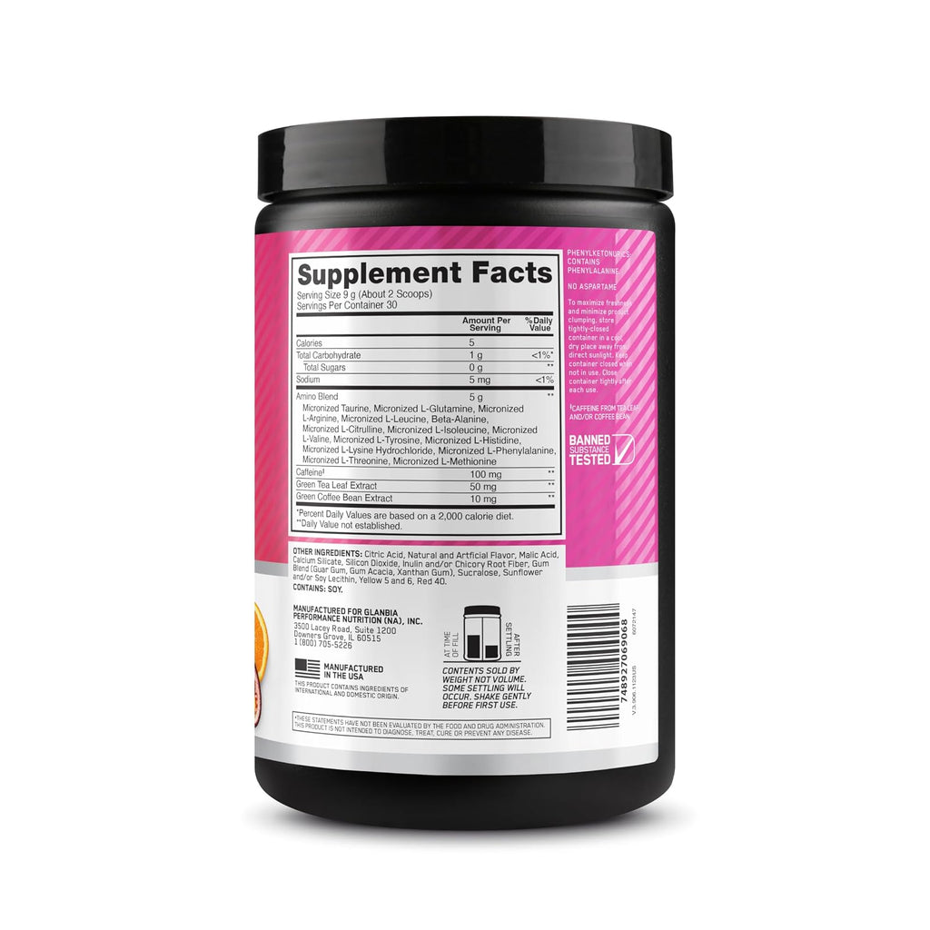 Amino Energy Powder for improved focus