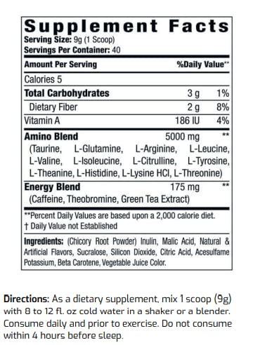 Amino+ Powder supports muscle growth