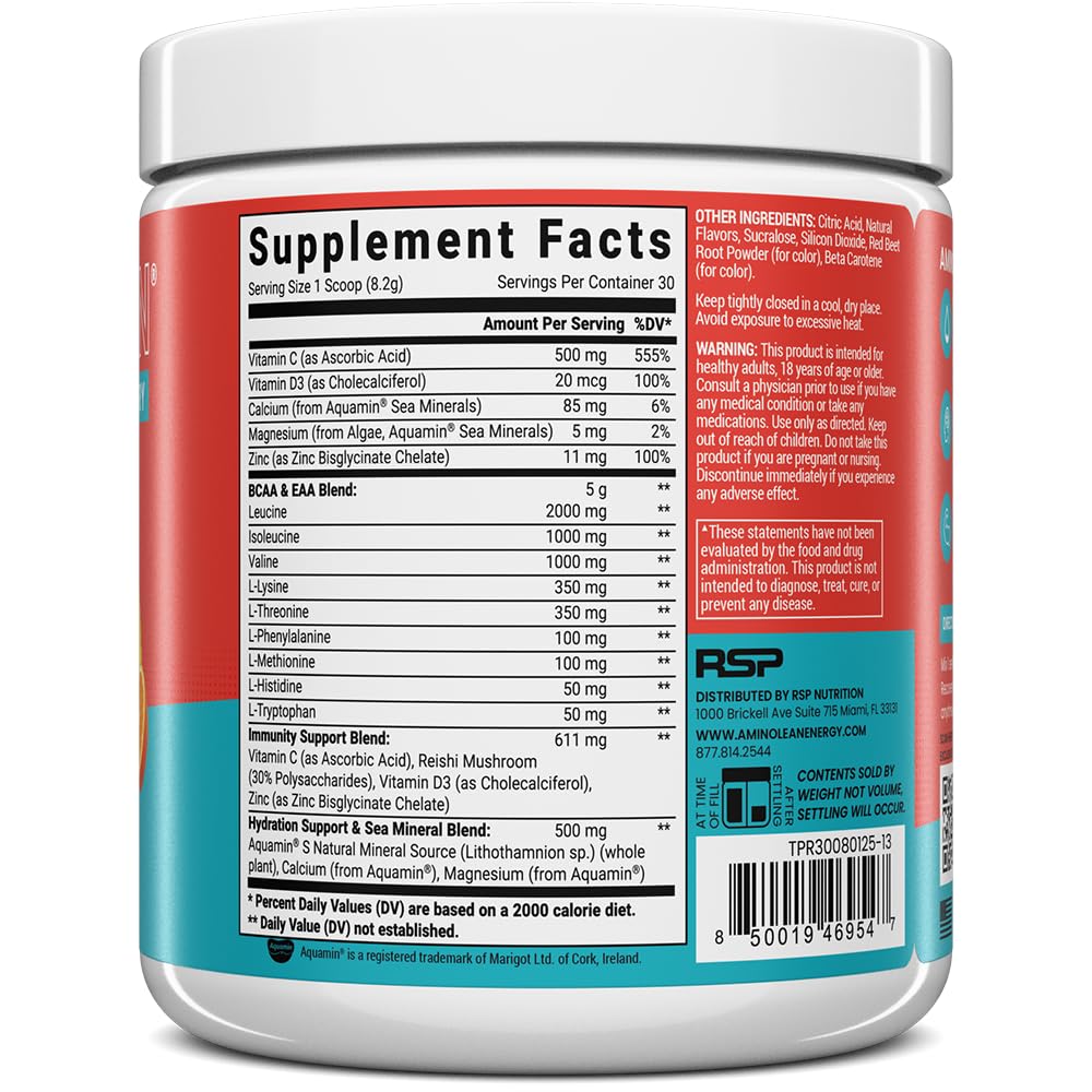 AminoLean pre-workout electrolyte benefits