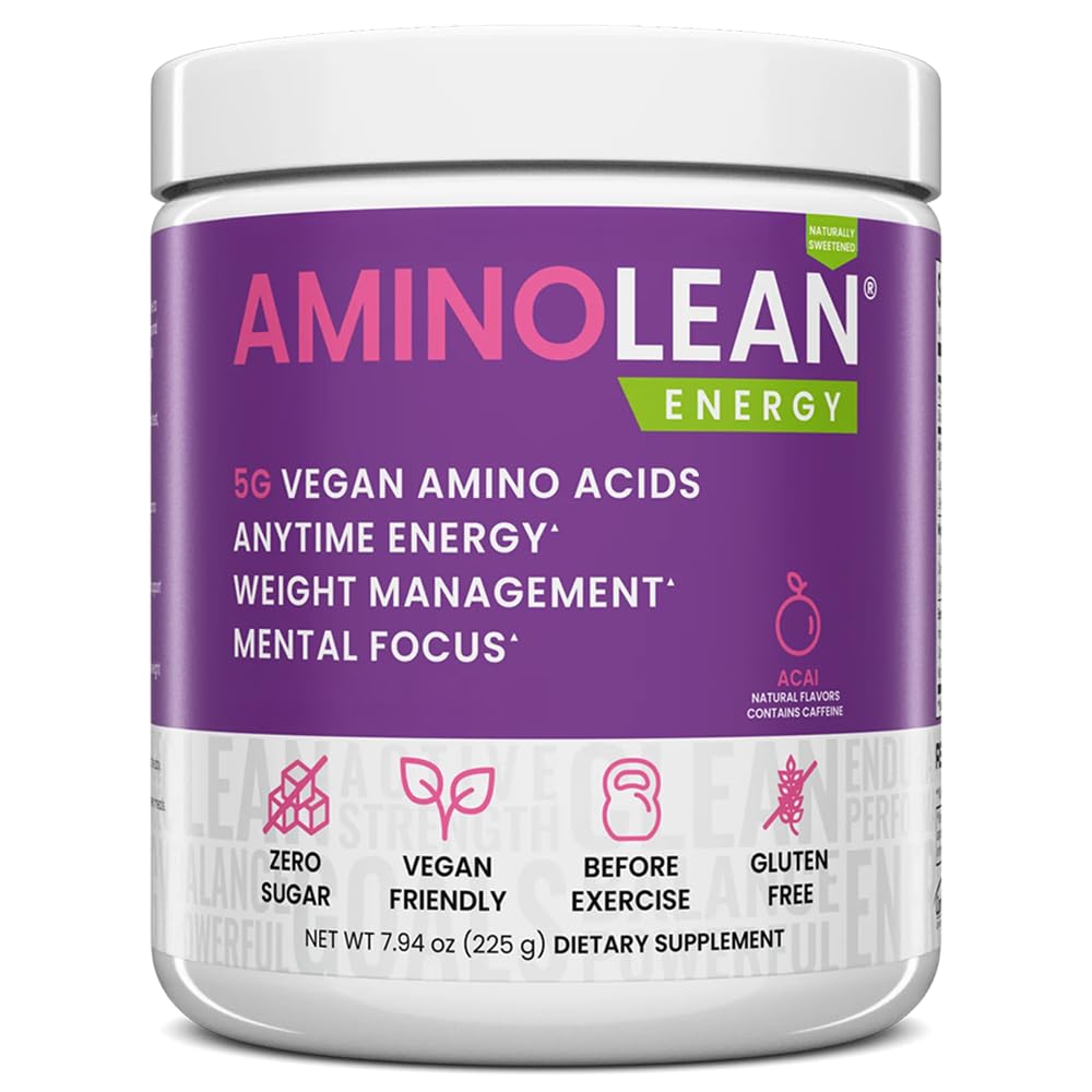 AminoLean pre-workout energy boost