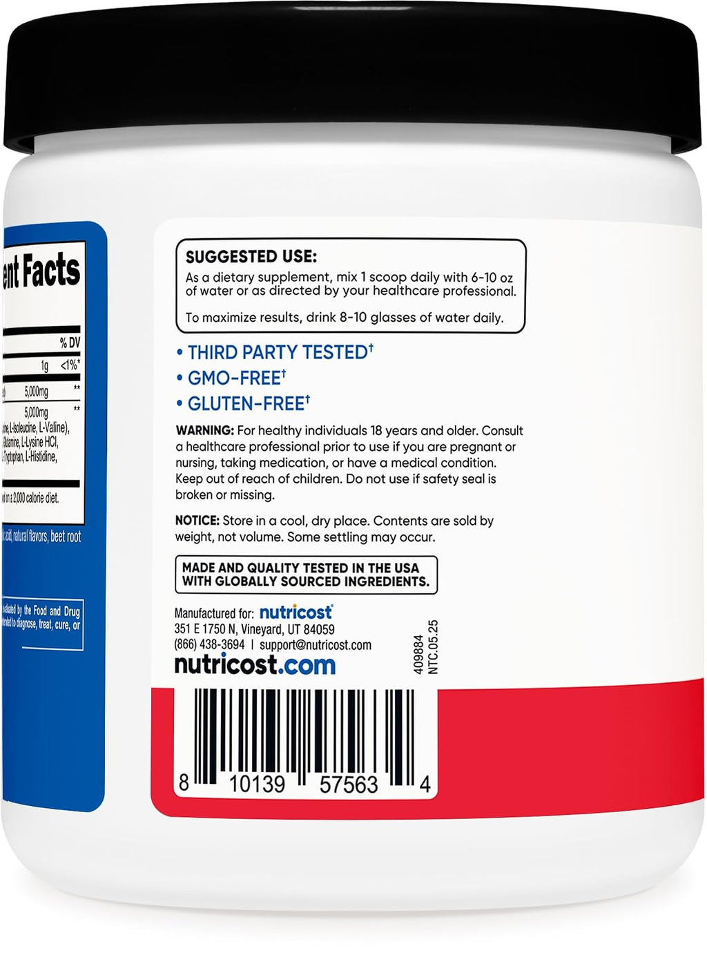 Aminos BCAA blend for enhanced performance