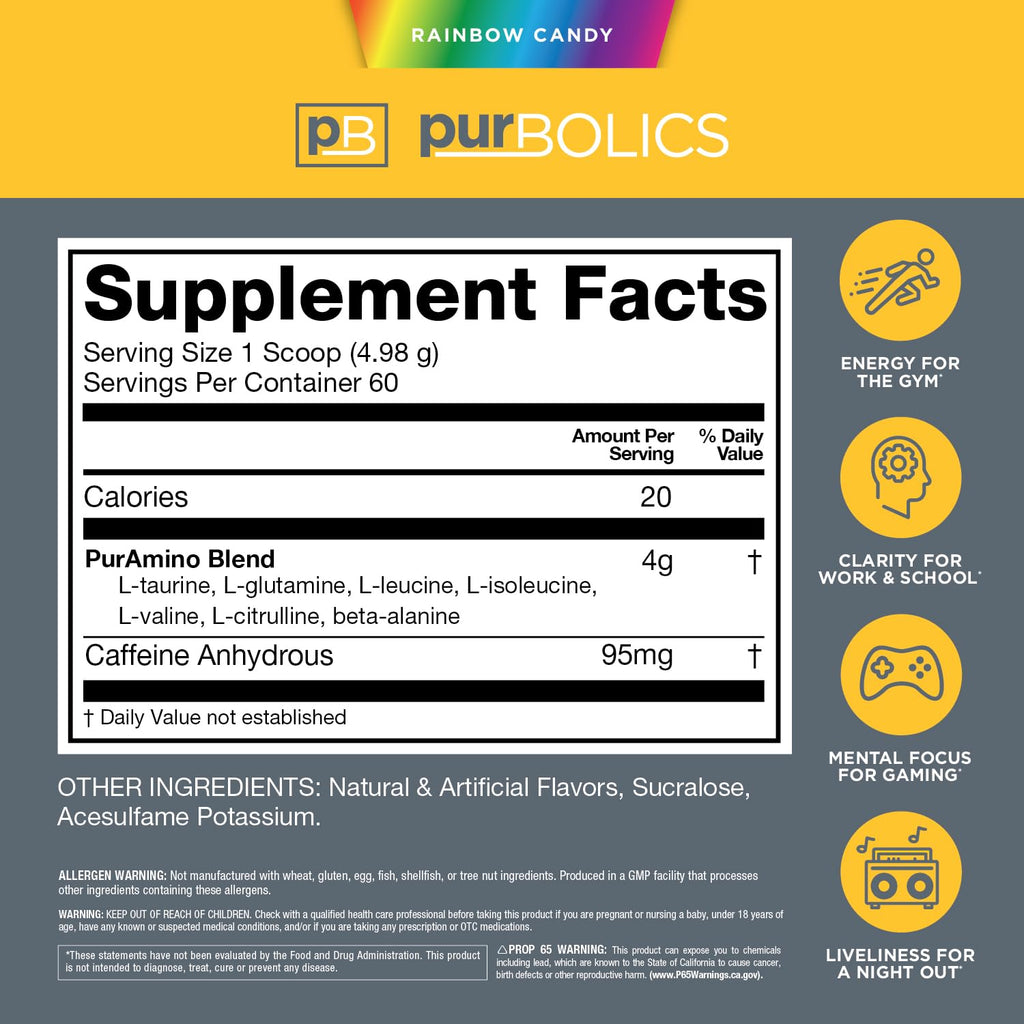 Aminos for enhanced workout endurance
