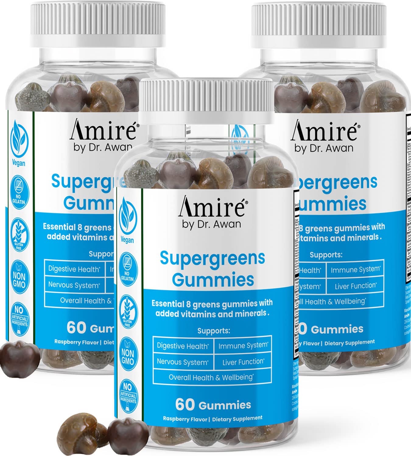 Amire Super Greens gummy multivitamin