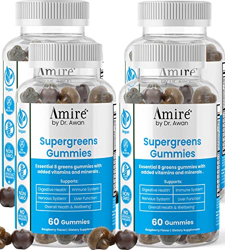Amire Super Greens gummy multivitamins