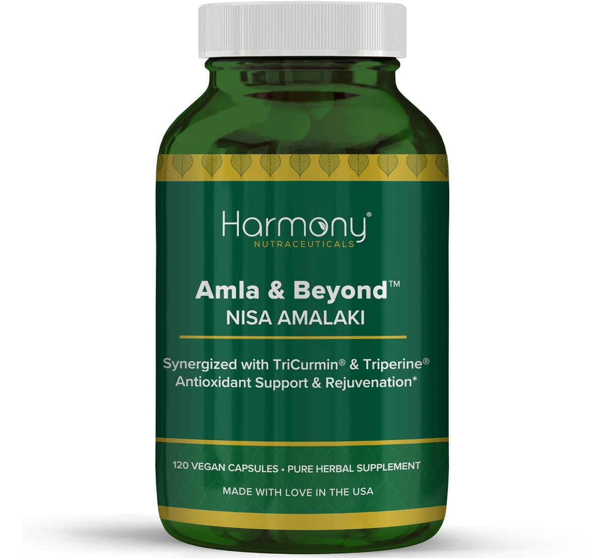 Amla and turmeric vegan capsules