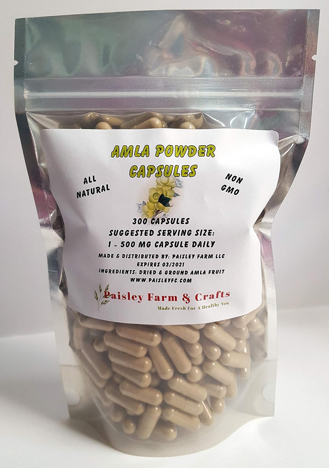 Amla capsules for daily wellness