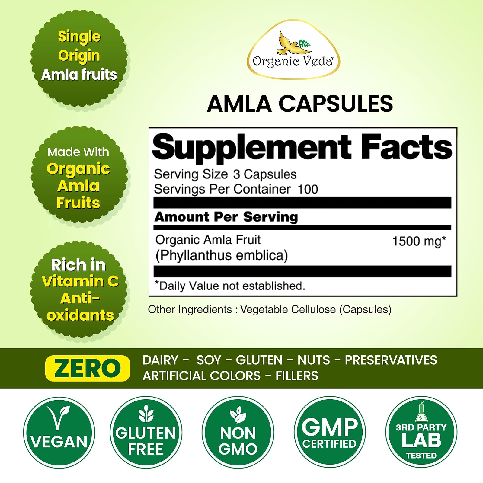 Amla capsules for skin health
