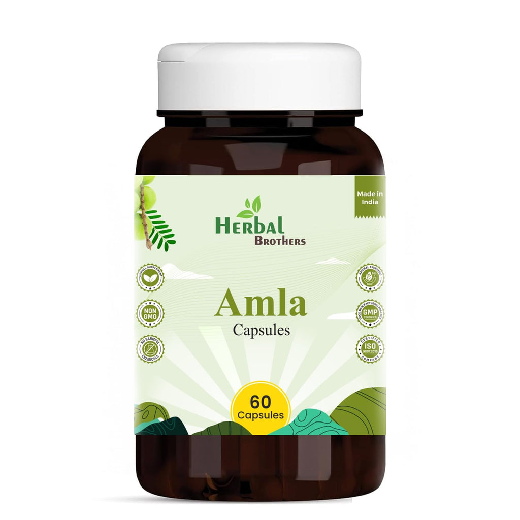 Amla capsules rich in vitamin C