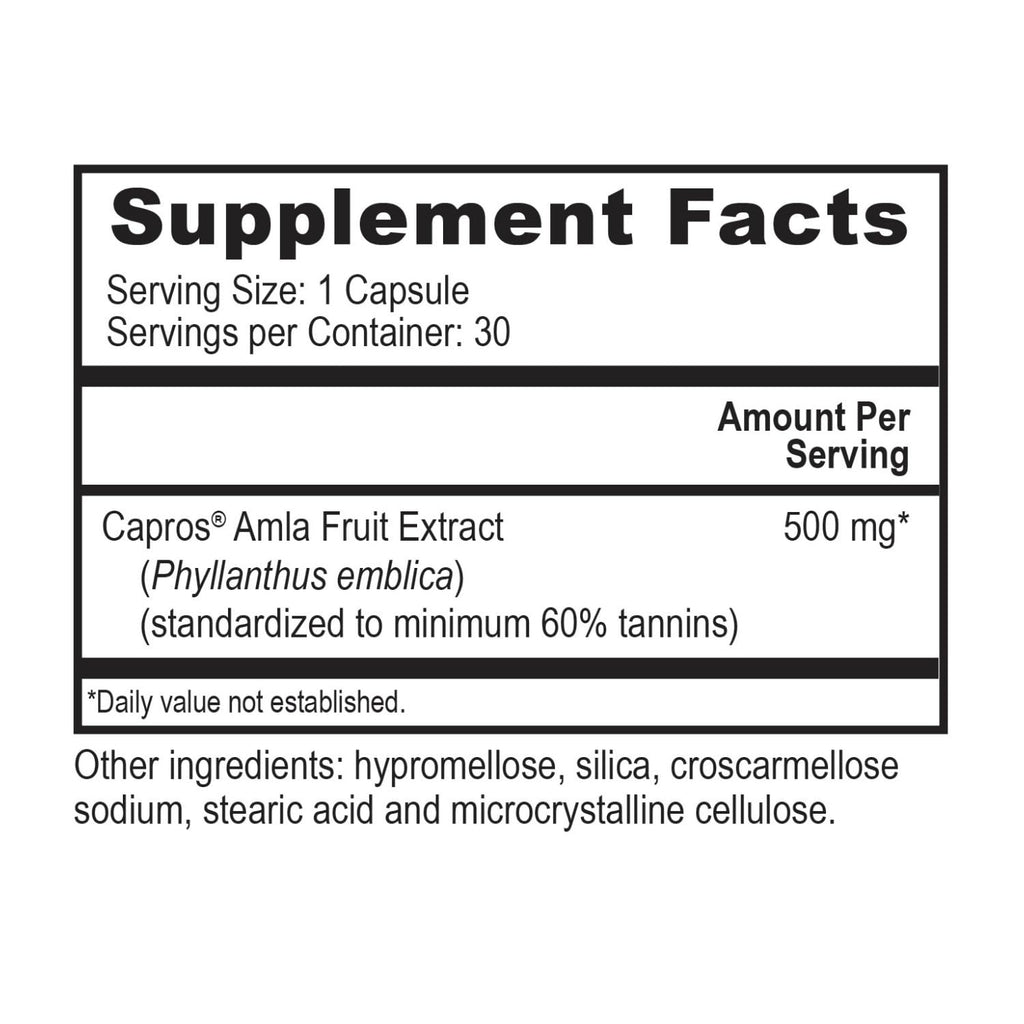 Amla fruit supplement for daily wellness