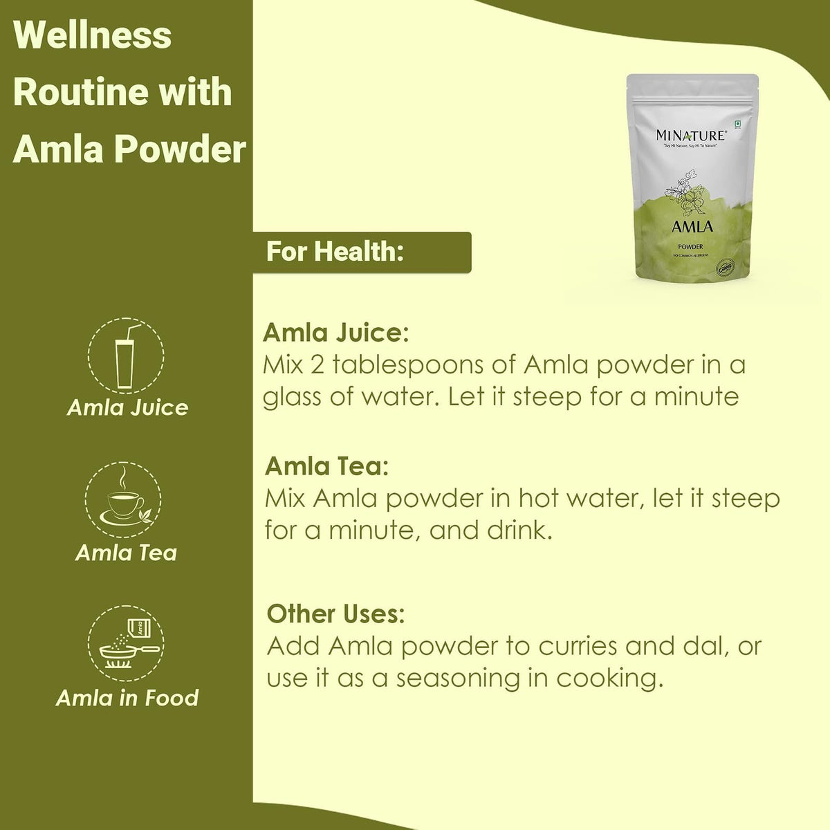 Amla powder for digestive support
