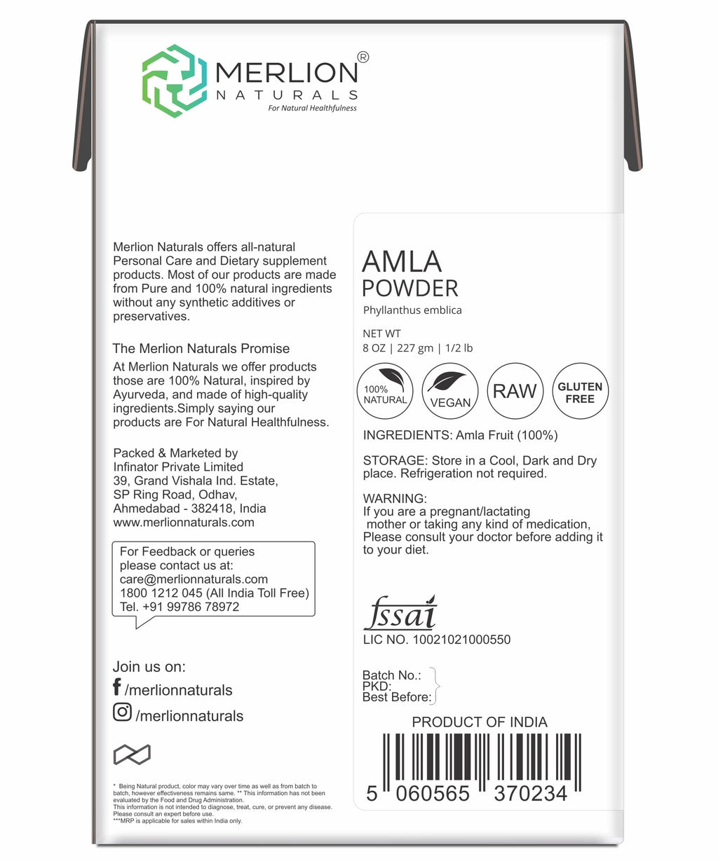 Amla powder for hair growth
