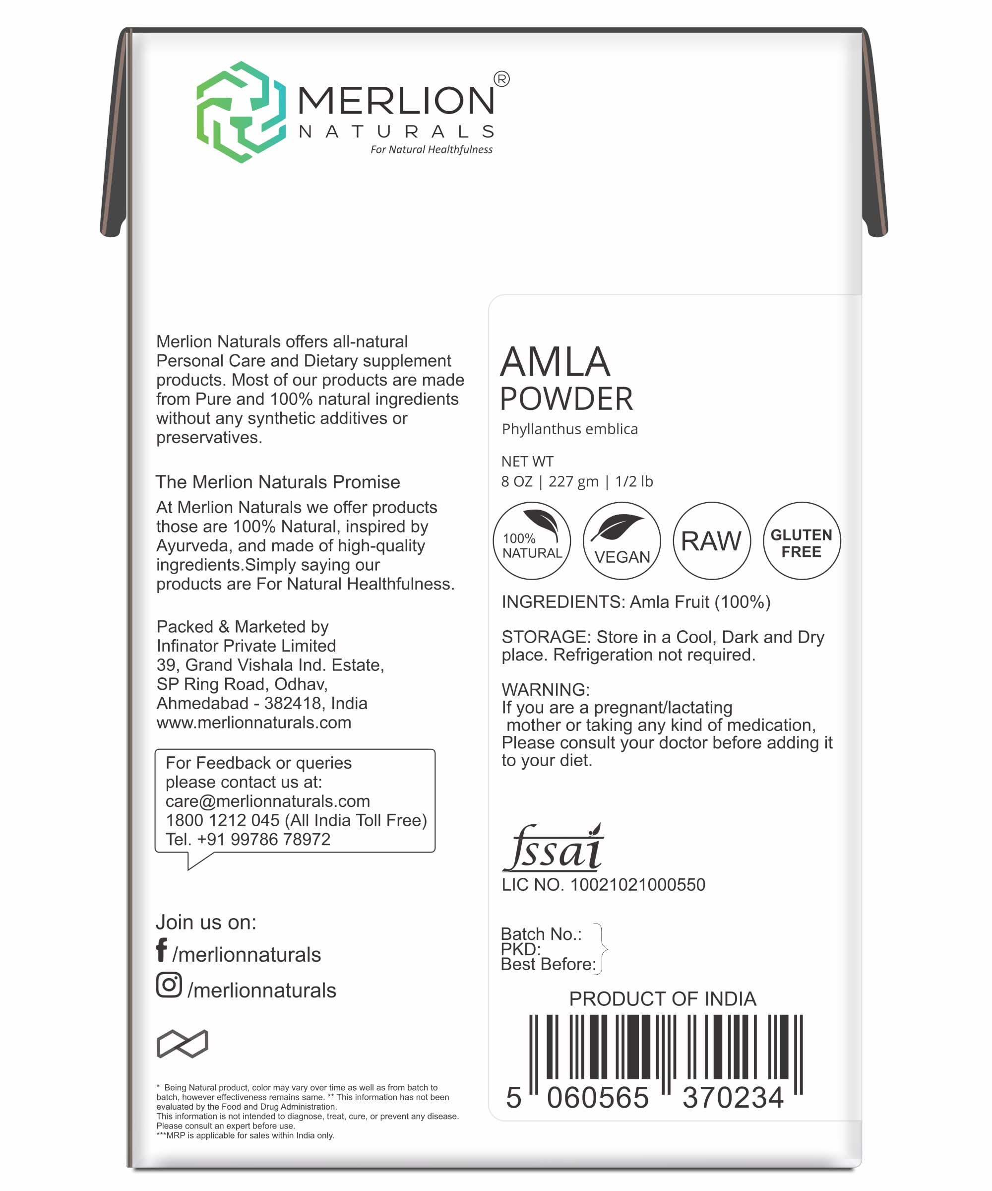 Amla powder for hair growth