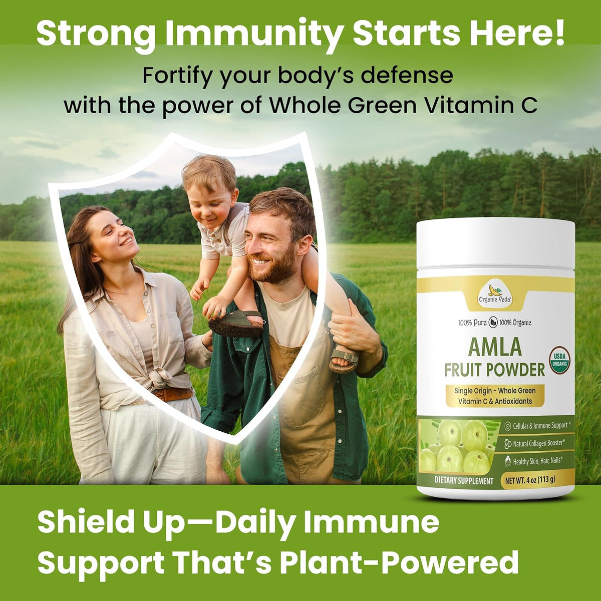 Amla powder for immune support