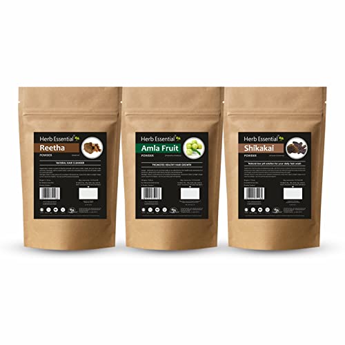 Amla Reetha Shikakai hair mask