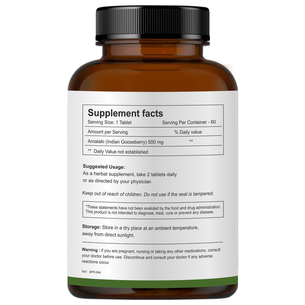 Amla tablets for hair strength