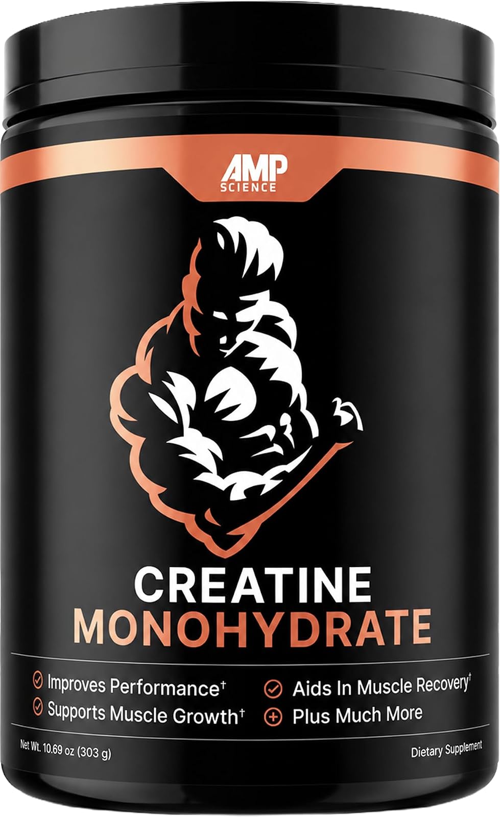 AMP Science creatine monohydrate powder