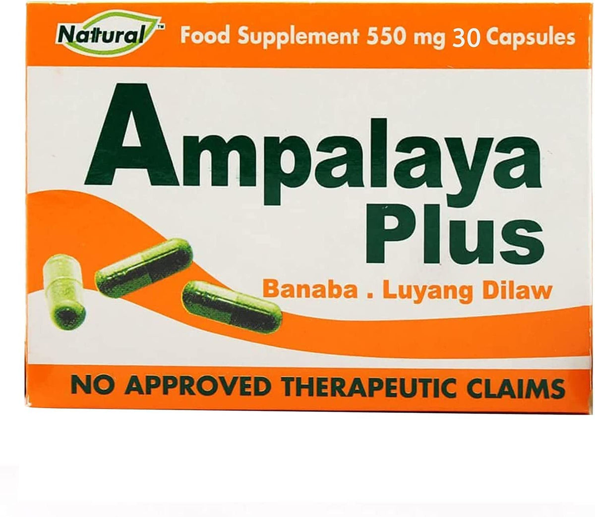 Ampalaya Plus herbal supplement capsules