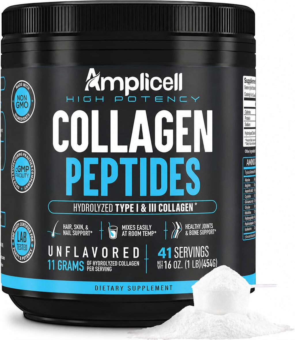 AMPLICELL multi collagen peptides powder