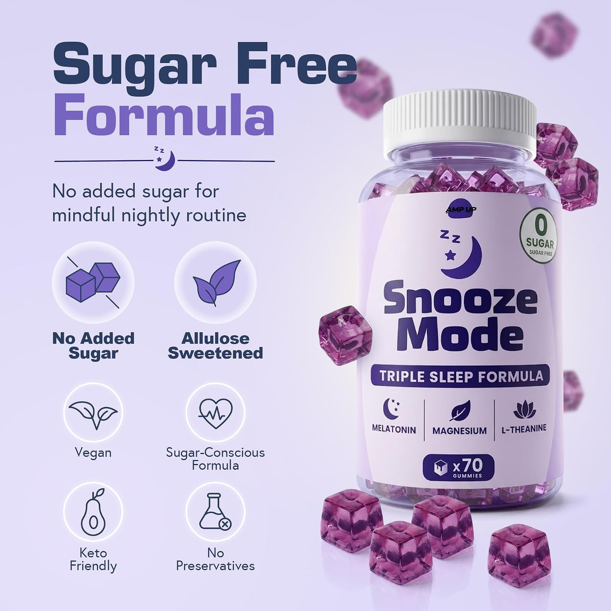 AmpUp gummies for better sleep quality