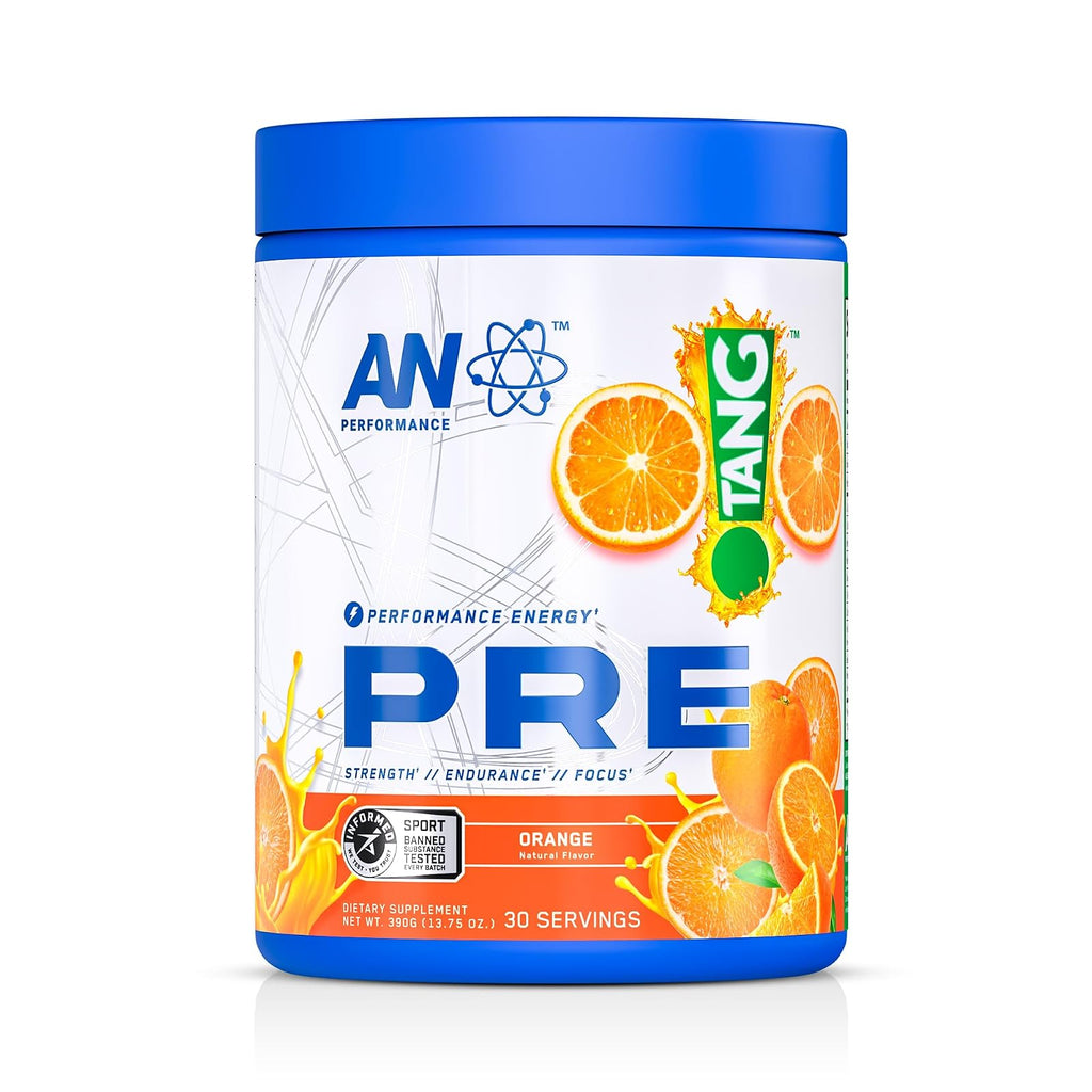 AN Performance pre-workout powder Tang Orange