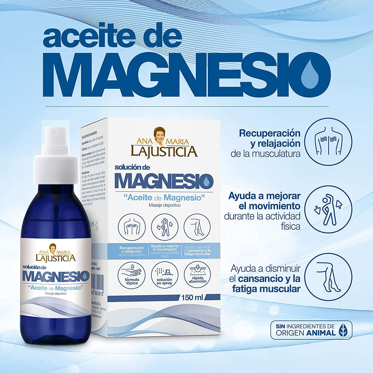 Ana Maria Lajusticia magnesium oil for joint support