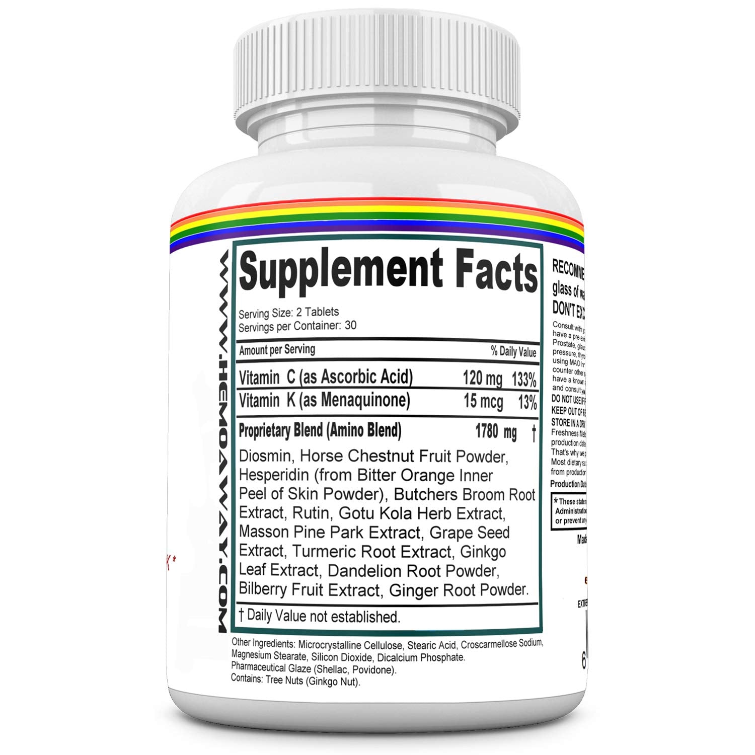 anal fissure support with vitamins