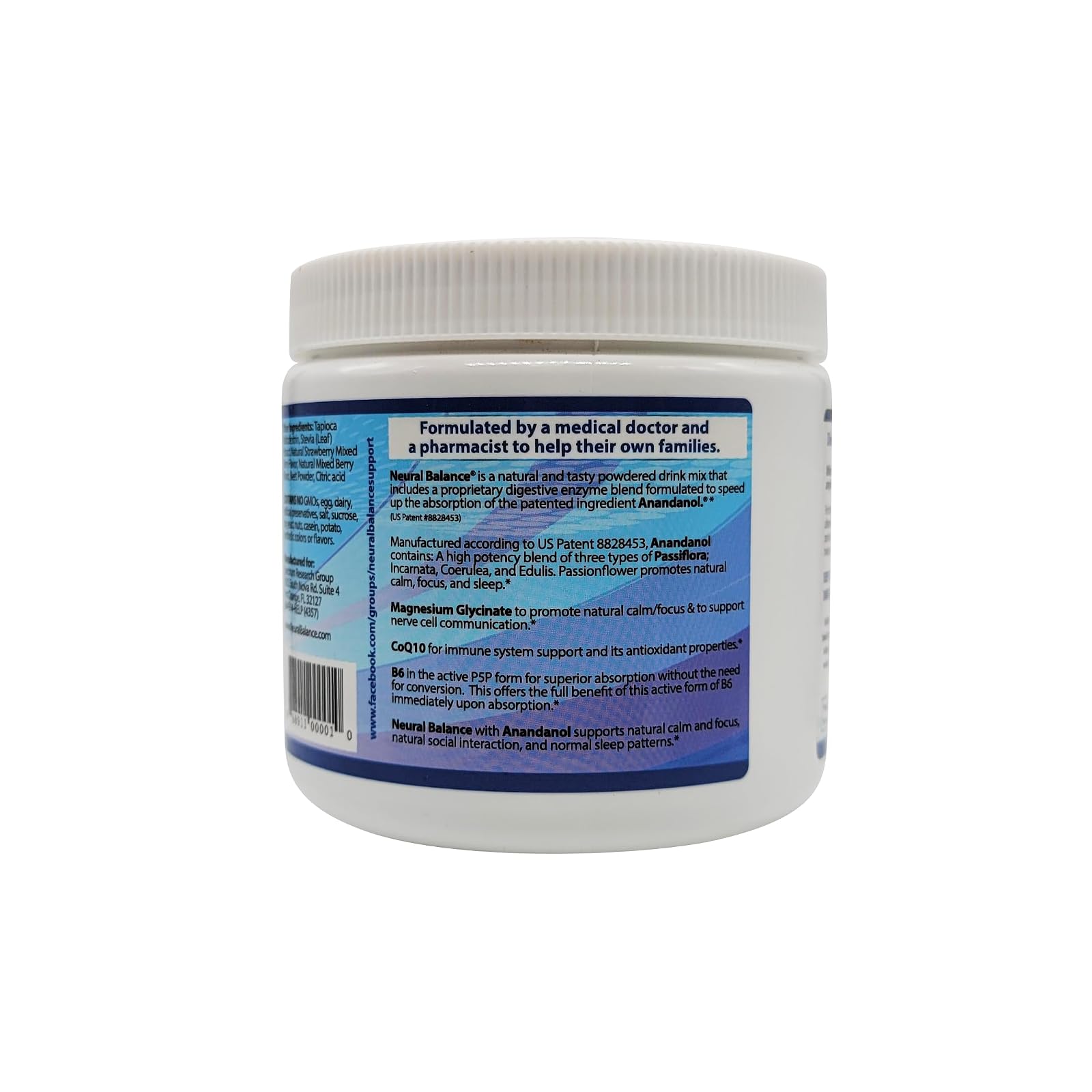 Anandanol powder for stress relief