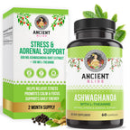 Ancient Bliss ashwagandha capsules for stress relief