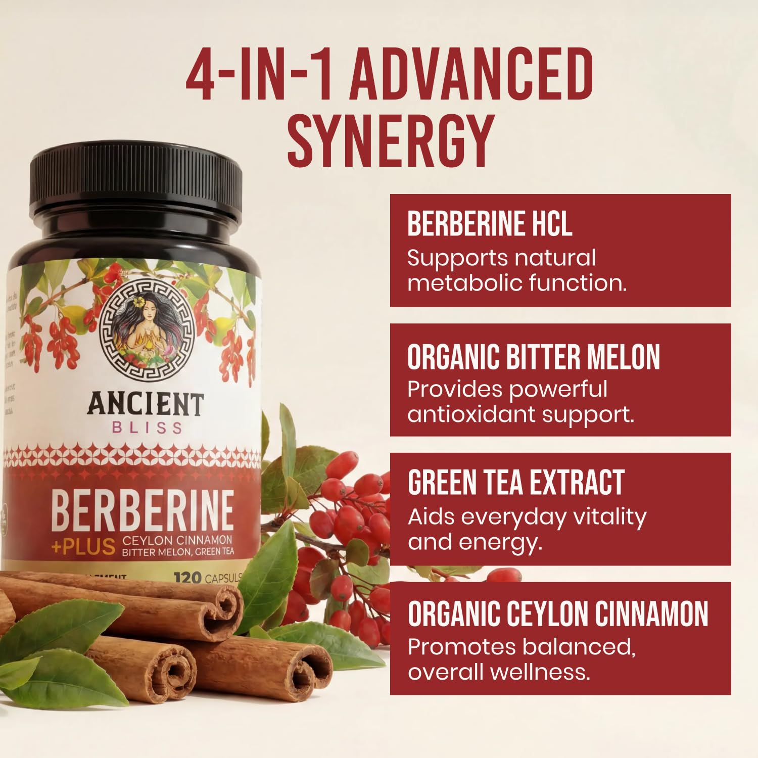 Ancient Bliss Berberine for vitality