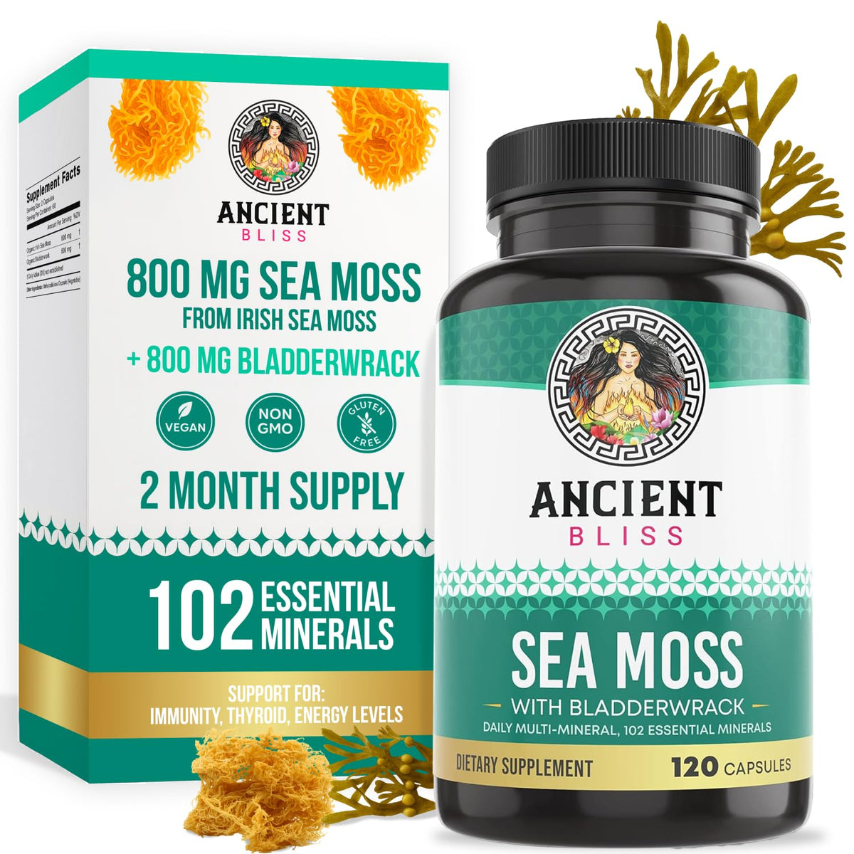 Ancient Bliss Irish Sea Moss capsules