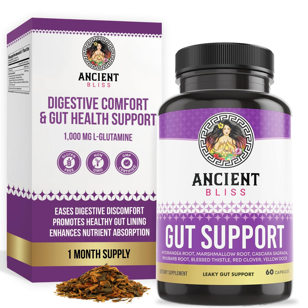 Ancient Bliss L-Glutamine capsules for recovery
