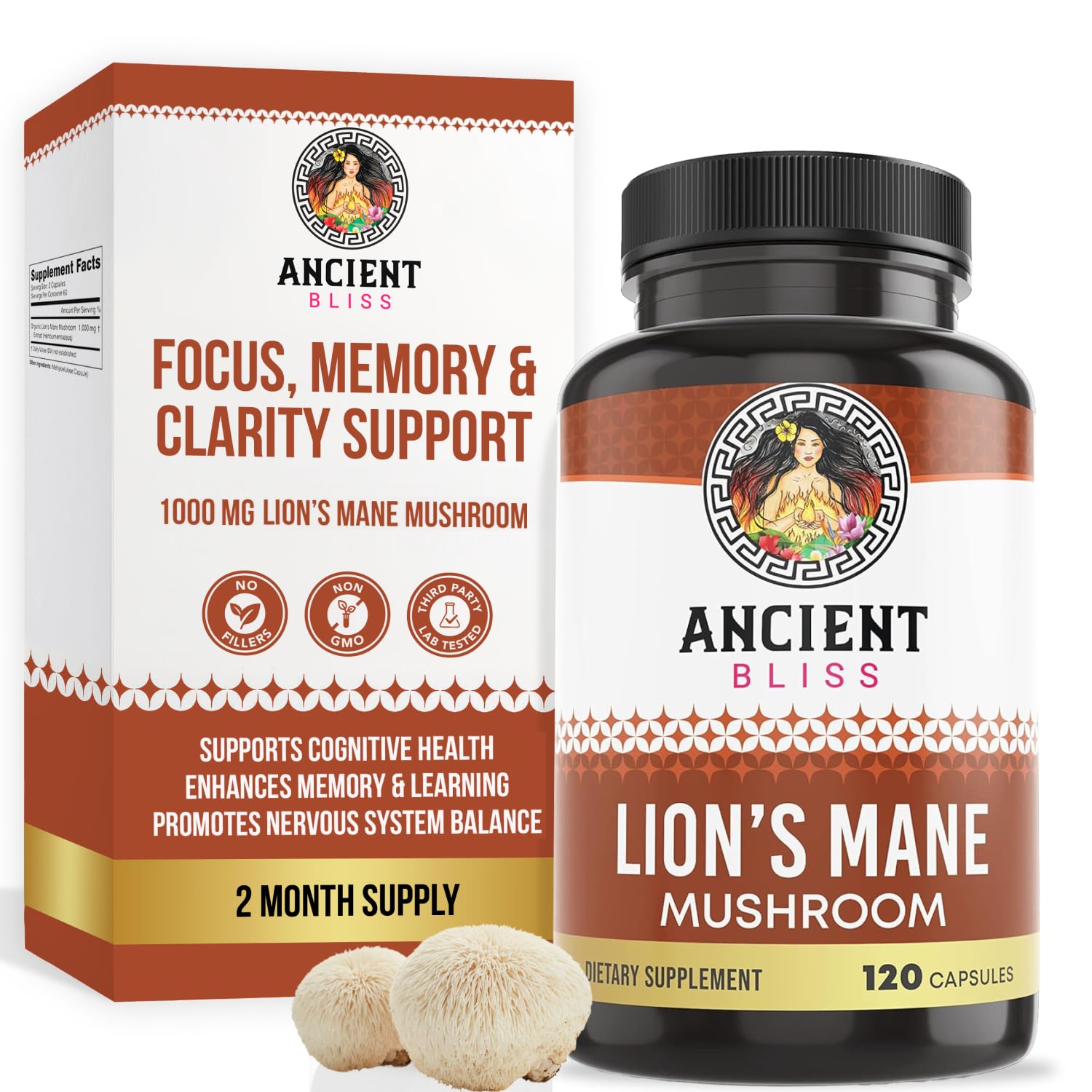 Ancient Bliss lion's mane capsules