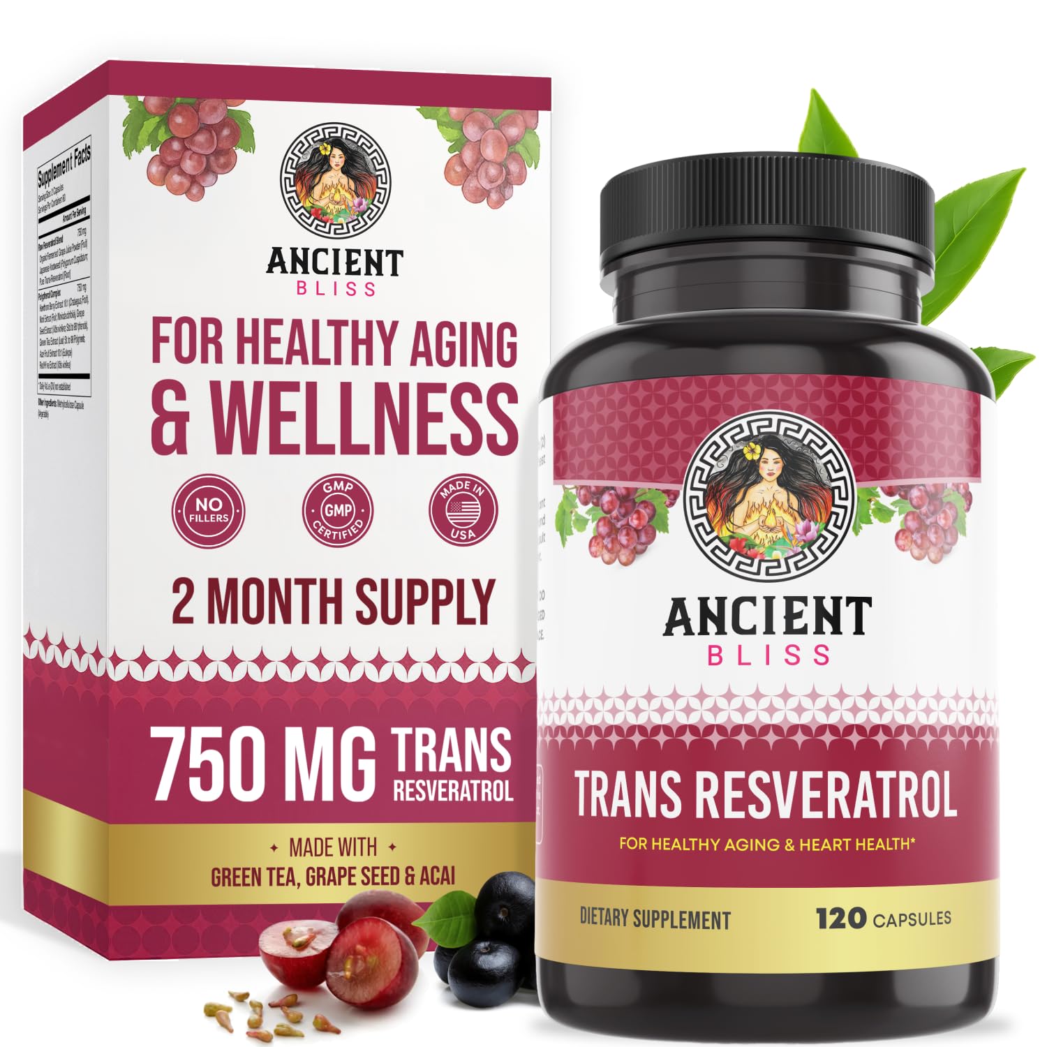 Ancient Bliss Resveratrol antioxidant support