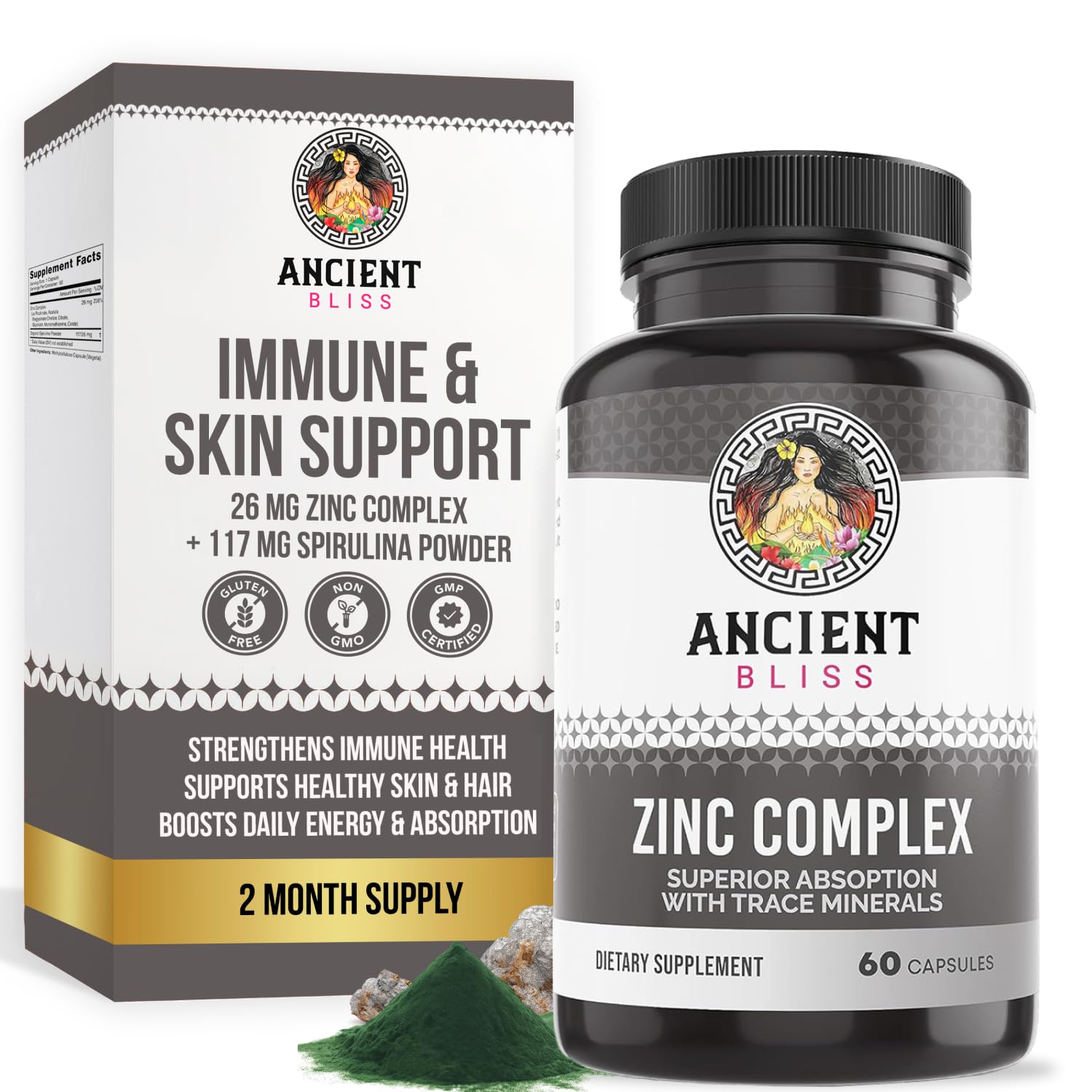 Ancient Bliss zinc complex capsules