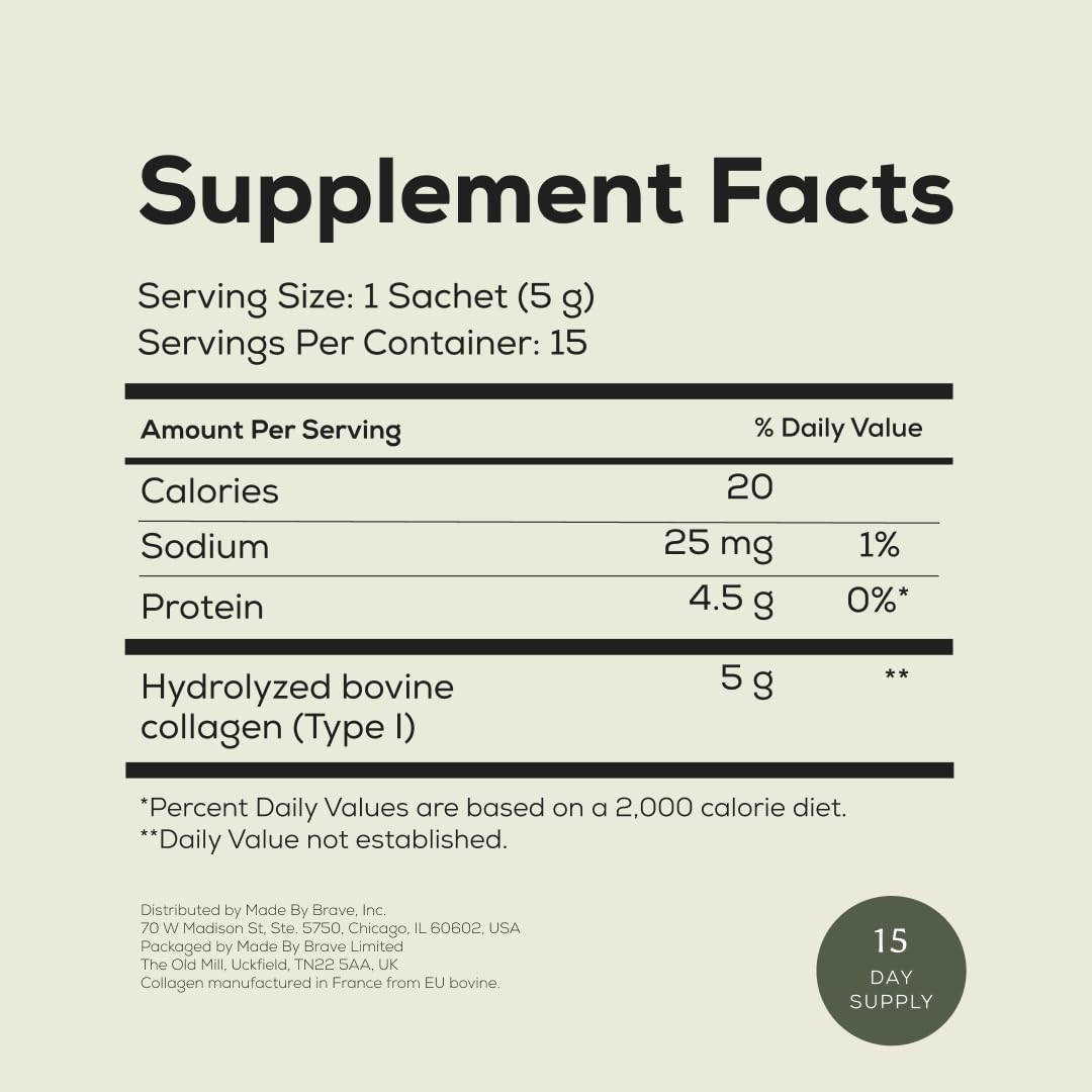 Ancient + Brave collagen for youthful skin