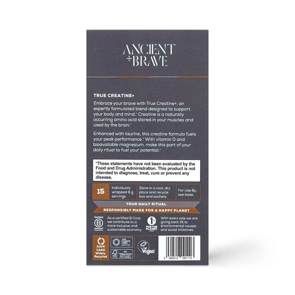 Ancient + Brave creatine daily supplement