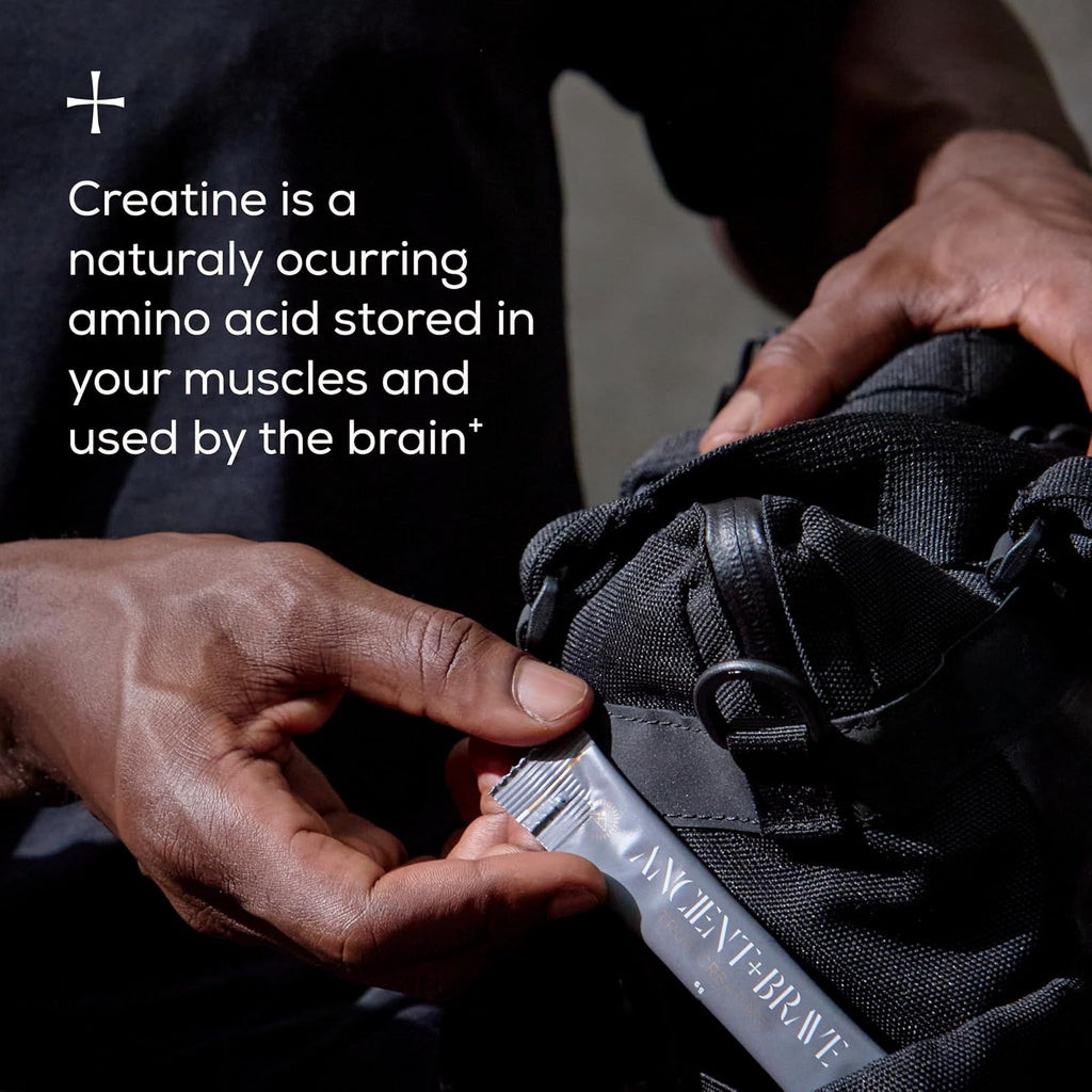 Ancient + Brave creatine muscle recovery